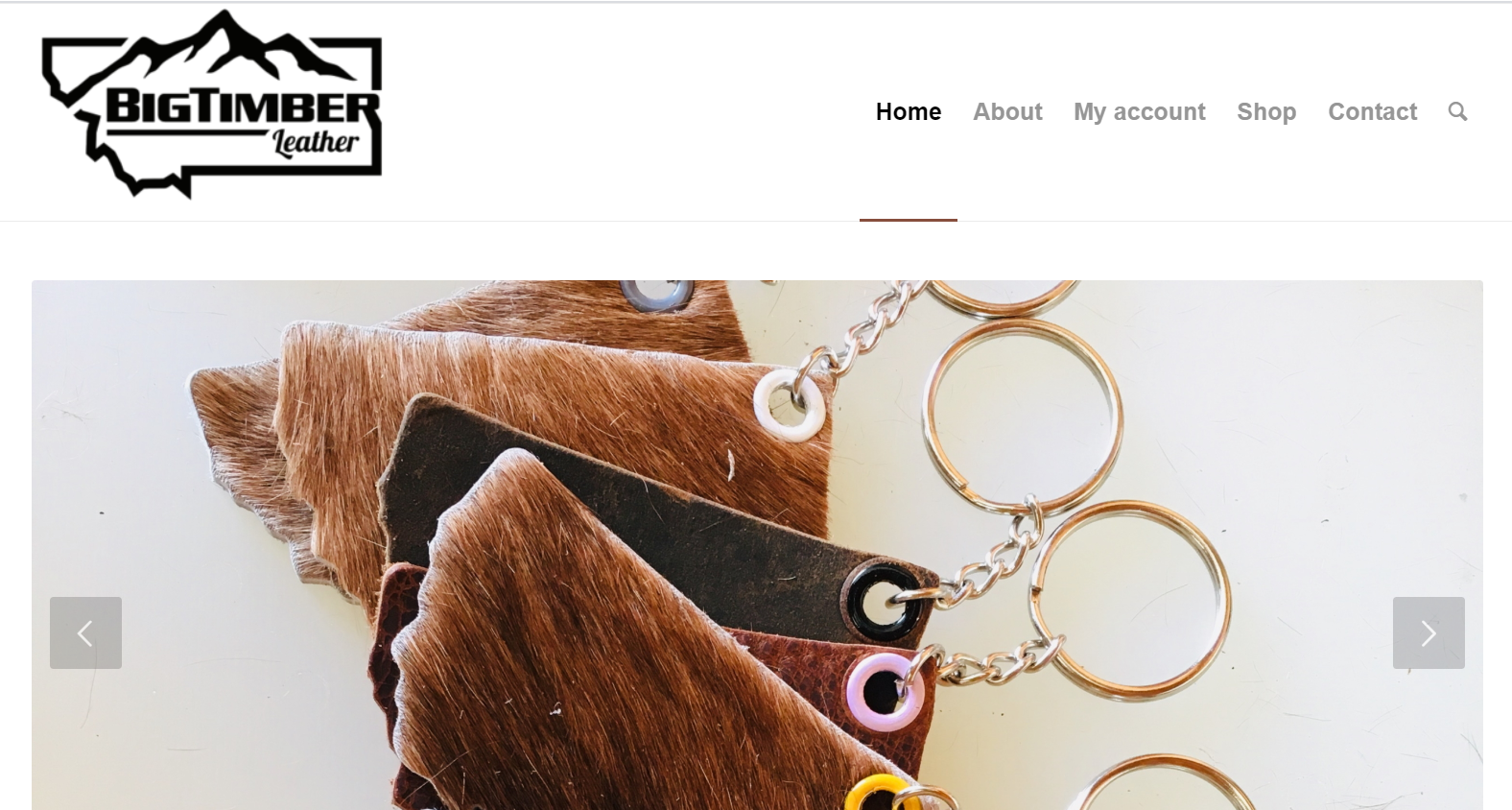 Big Timber Leather - Web Design Billings MT SkyPoint Studios