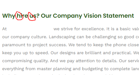 Text Formatting Issues - Web Design Billings MT SkyPoint Studios